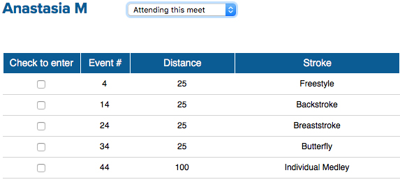 Swimmer Sign up Instructions - Fox Hunt Splash