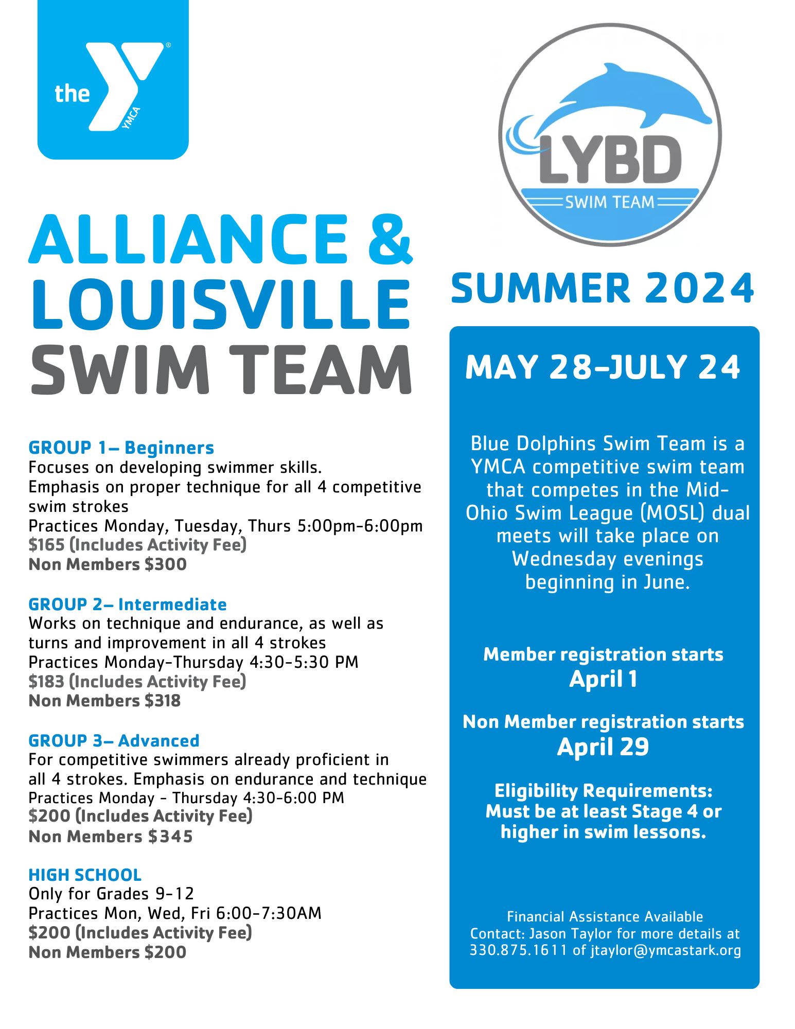 Home - Louisville YMCA Blue Dolphins Swim Team